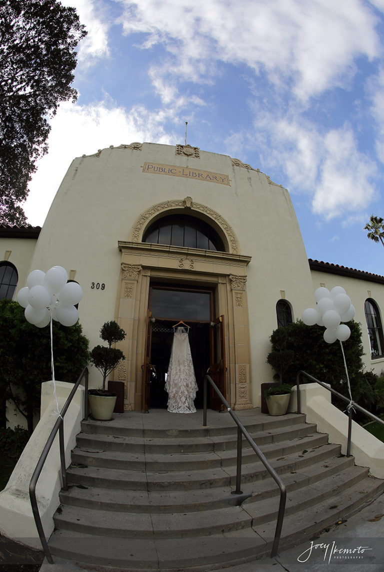Redondo Beach Historic Library Wedding, Jean-Luc and Nicole